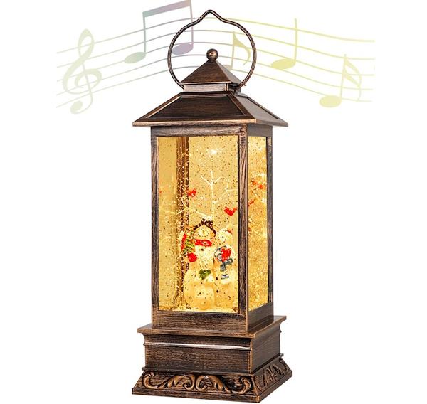 Musical Lighted Snowman Lantern Interactive Holiday Decor » Nelmedia shop